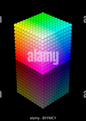 CMYK block concept isolated on white background Stock Photo - Alamy