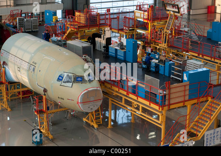 Parts of the Airbus A320 and A321 fuselage, airframes and wings are ...