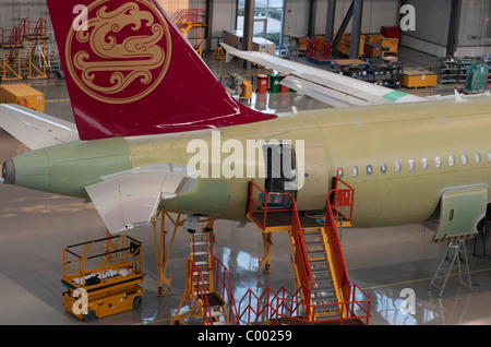 Parts of the Airbus A320 and A321 fuselage, airframes and wings are ...