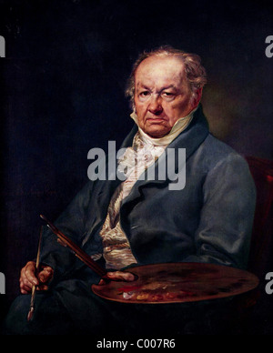 Vintage francisco Goya painting art Stock Photo - Alamy