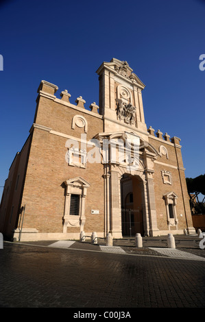 Rome. Italy. Porta Pia which is an ancient gate in the Aurelian walls ...