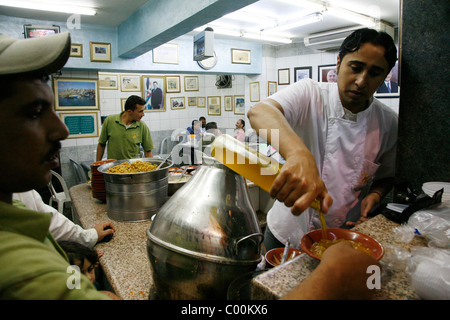 Hashem restaurant in downtown of Amman city, Jordan Stock Photo - Alamy
