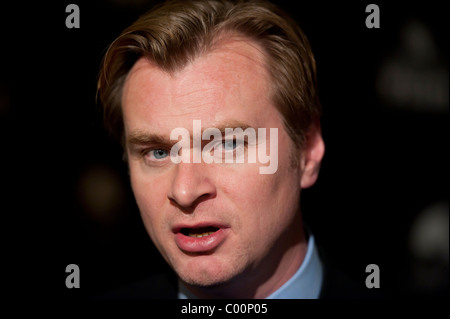 Inception director talks to the press at SBIFF Stock Photo - Alamy