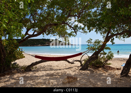 Hammock on La Playuela beach at Cabo Rojo wildlife preserve Puerto Rico ...