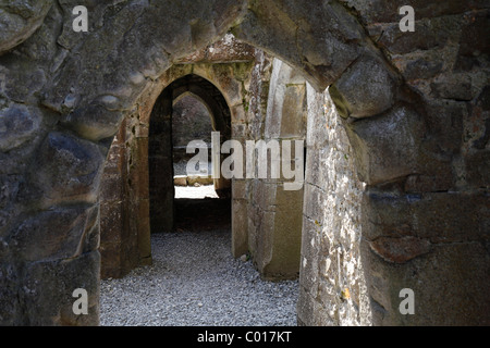 Ruins of Ross Abbey near Headford, Connemara, County Galway, Ireland ...