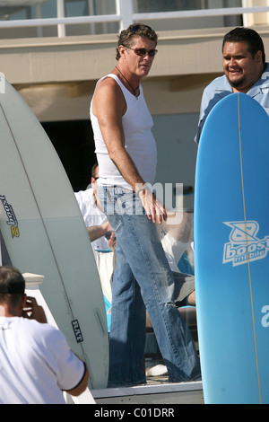 Baywatch star David Hasselhoff after working for his charity to teach ...