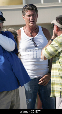 Baywatch star David Hasselhoff after working for his charity to teach ...