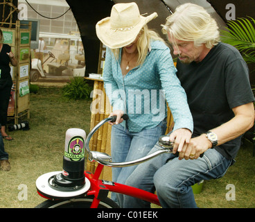 Daryl Hannah The Green Spot, where festival goers are educated on ways ...