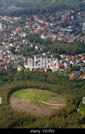 Aerial view, Landmark Schwerin, Castrop-Rauxel, Ruhr area, North Rhine ...