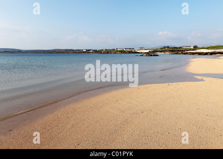 Ireland Galway County Connemara Ballyconneely traditional stone house ...