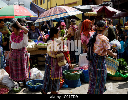 Guatemala. Town of Almolonga. Vegetables market Stock Photo - Alamy