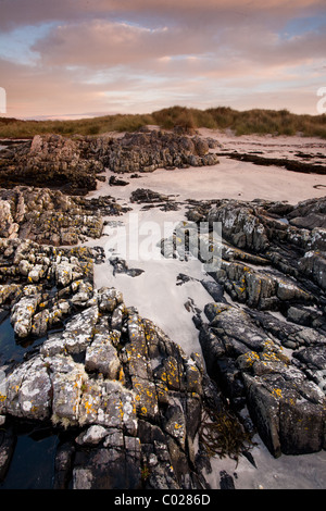 Interesting skies at dawn over Loch Nan Ceall at Traigh Beach, Arisaig ...