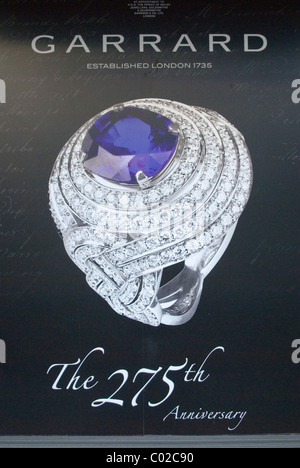 Garrard the Royal jewellers. Albemarle Street London W1. England 2011 ...