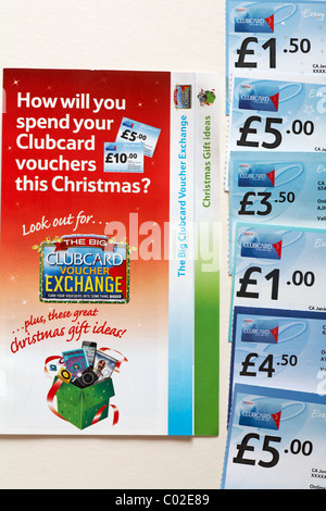 Tesco Clubcard and money savings, UK Stock Photo - Alamy