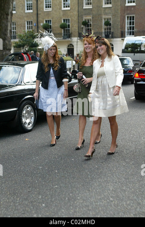 The Duchess of York with her daughters Stock Photo - Alamy