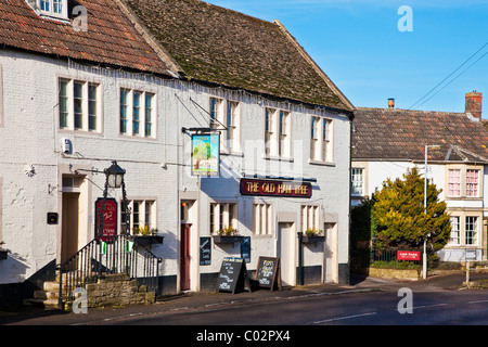 A Wadworth pub or inn in the country village of Wanborough, Wiltshire ...