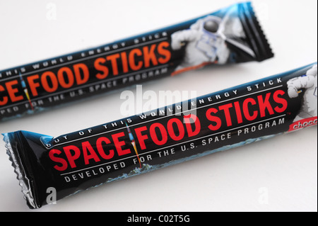 Space Food Sticks retro protein energy bars Stock Photo - Alamy