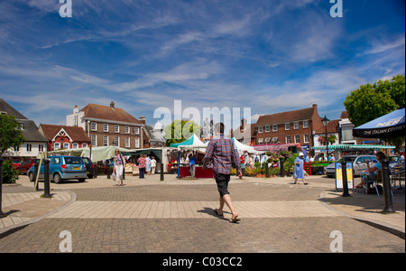 Petersfield Market Square Stock Photo - Alamy