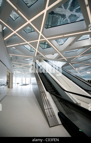 Foyer, entrance area, Porsche Museum, Stuttgart, Baden-Wuerttemberg ...