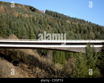 The concrete Greta Bridge in the Brundholme wood area of Keswick ...