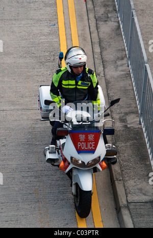 Hong Kong Policeman Stock Photo - Alamy