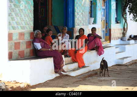 Women gathering Andhra Pradesh South India Stock Photo - Alamy