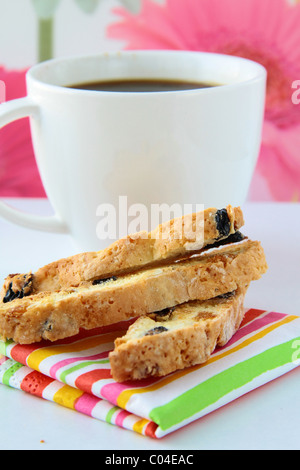 Italian cookie with coffee , typical italian sweet snack Stock Photo ...