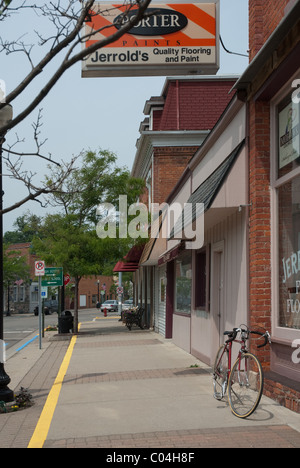 Downtown Stockbridge; Village of Stockbridge Michigan USA Stock Photo ...