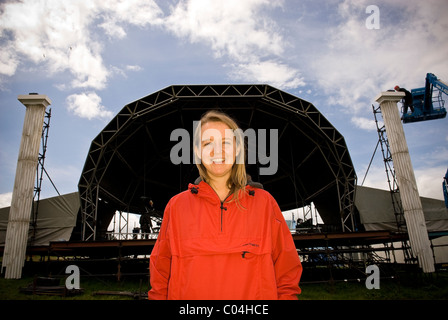 Michael and Emily Eavis Glastonbury Festival Organisers Stock Photo - Alamy