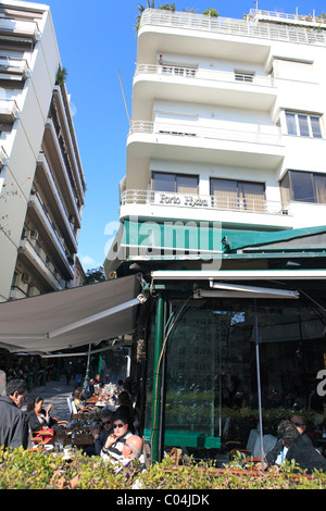 greece athens kolonaki square da capo coffee shop Stock Photo - Alamy