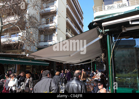 greece athens kolonaki square da capo coffee shop Stock Photo - Alamy