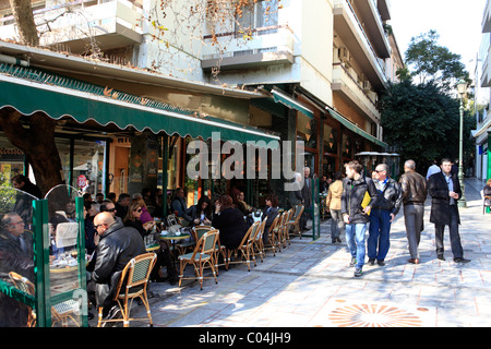 greece athens kolonaki square da capo coffee shop Stock Photo - Alamy
