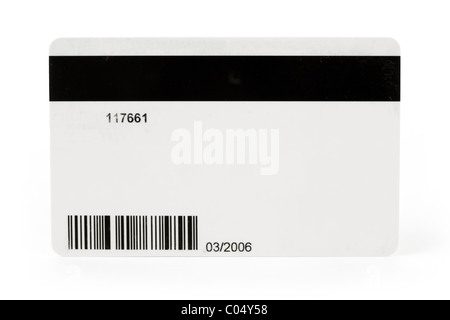 Plastic Digital Data Card close up Stock Photo - Alamy