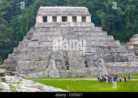 Maya ruins of Palenque, The temple of the inscriptions, Palenque ...