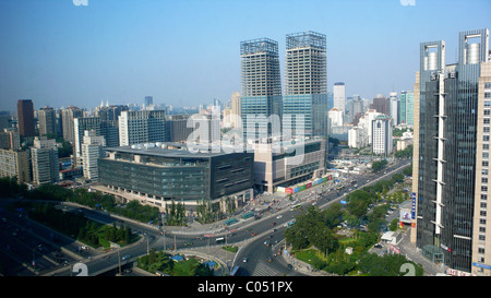 Birds eye view cityscape Beijing China Stock Photo - Alamy