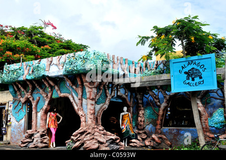 store Puerto Ayora Santa Cruz island Galapagos islands Ecuador Stock ...