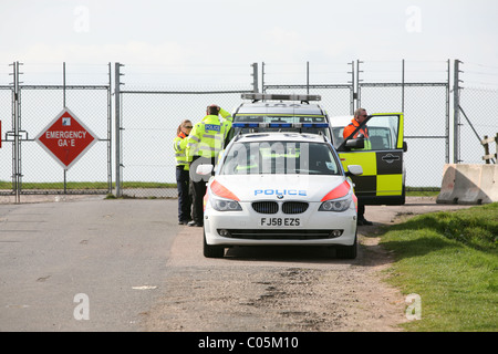 highways agency vehicle on patrol at east midlands airport Stock Photo ...
