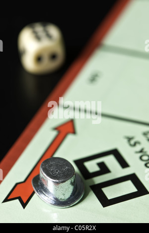 Monopoly board game - Pass Go, collect $200 Stock Photo - Alamy