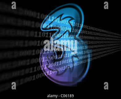 Photo Illustration of the 3 (three) Mobile Network Logo blended with ...