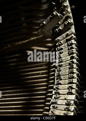 typewriter hammers close up Stock Photo - Alamy