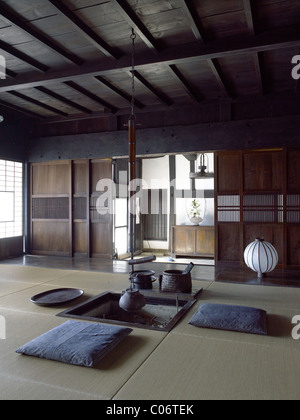 Tatami room in a traditional country side japanese house Stock Photo ...