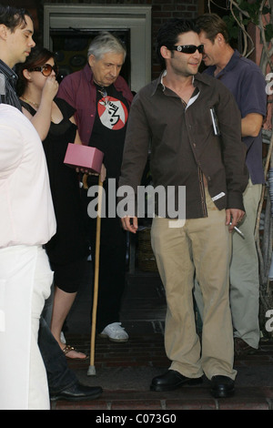 Corey Feldman arrives with friends at the Ivy for lunch Los Angeles ...