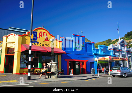 Cafe Volcano and Lava Bar, London Street, Lyttelton, Lyttelton Harbour ...