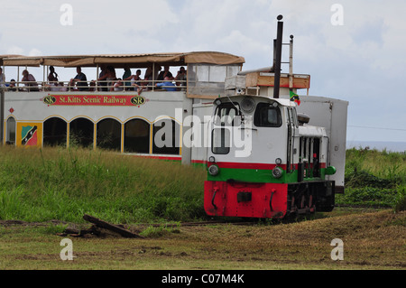 St Kitts Scenic railway on the Caribbean island of St Kitts and Nevis ...