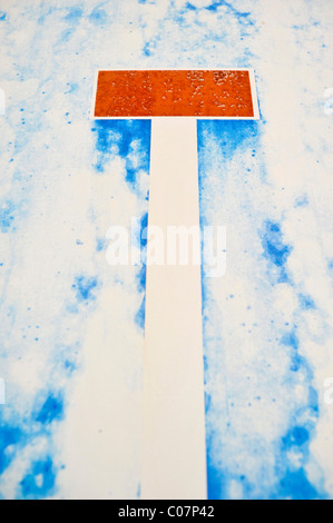 faded traffic sign Stock Photo - Alamy