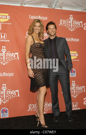 Tricia Helfer and Jamie Bamber Spike TV presents the second annual ...
