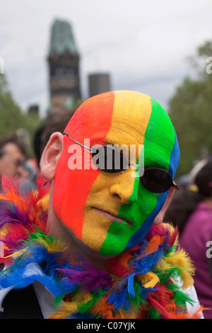 Christopher Street Day Berlin Men Dressed as Women with Blond Wig and ...