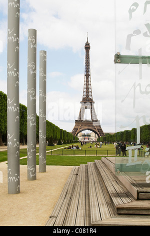 Large pillars in paris Stock Photo - Alamy