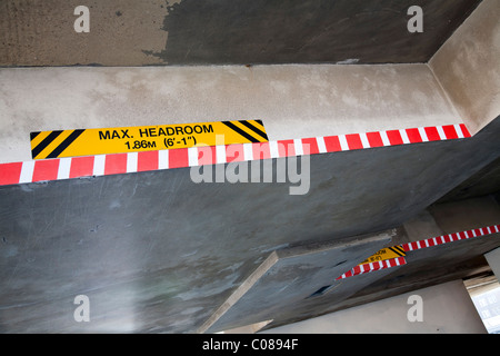 Max Headroom Sign at car park entrance Stock Photo - Alamy