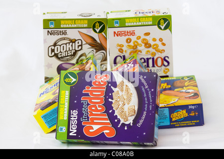 Nestle Curiously cinnamon whole grain cereals Stock Photo: 105110931 ...